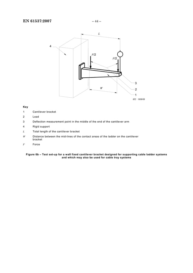 BS EN 61537 2007 Cable management_ Cable tray systems and cable ladder ...