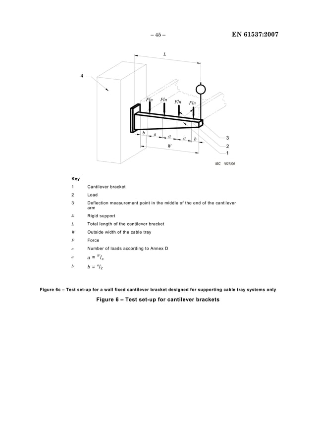 BS EN 61537 2007 Cable management_ Cable tray systems and cable ladder ...