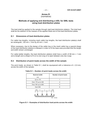 BS EN 61537 2007 Cable management_ Cable tray systems and cable ladder ...