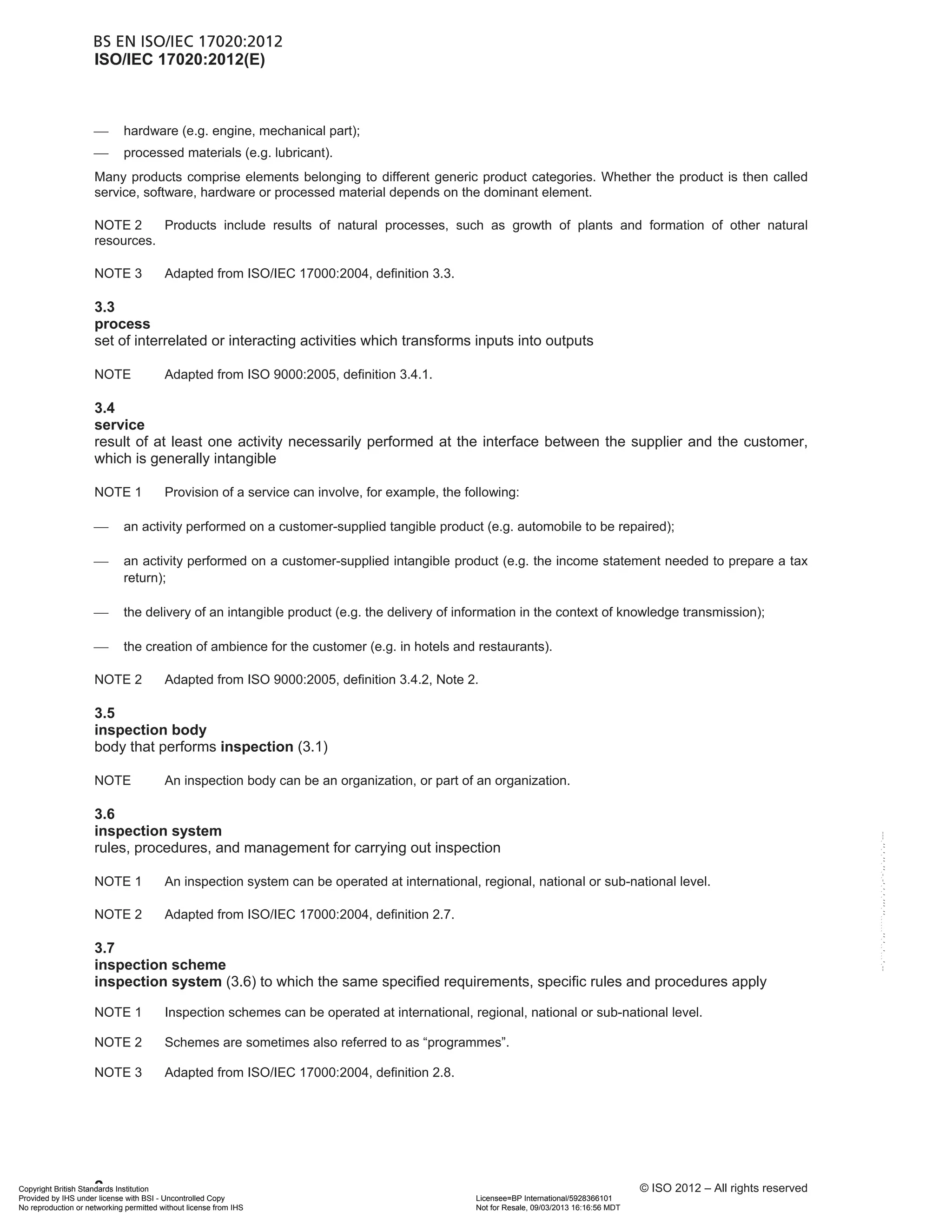 BS EN ISO-IEC - BS EN ISO-IEC-17020-2012-Conformity Assessment Requirements For The Operation Of ...