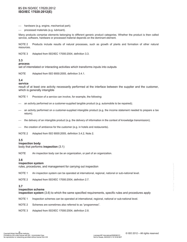 BS EN ISO-IEC - BS EN ISO-IEC-17020-2012-Conformity Assessment Requirements For The Operation Of ...
