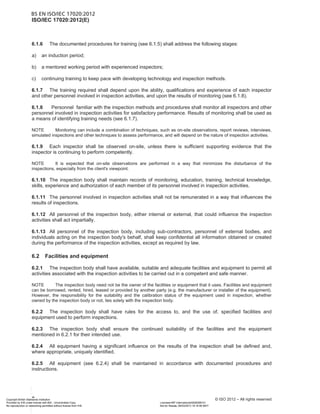 BS EN ISO-IEC - BS EN ISO-IEC-17020-2012-Conformity Assessment Requirements For The Operation Of ...