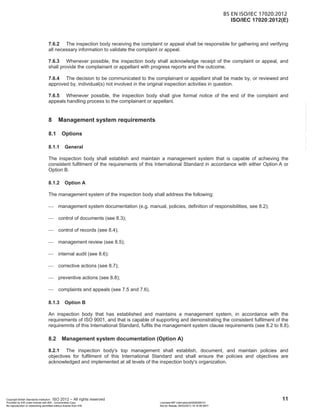 BS EN ISO-IEC - BS EN ISO-IEC-17020-2012-Conformity Assessment Requirements For The Operation Of ...