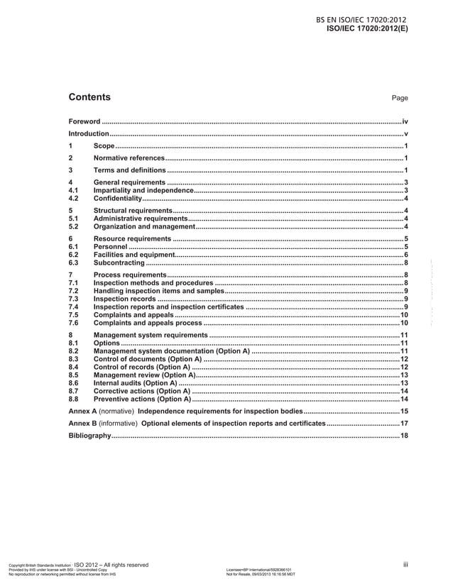 BS EN ISO-IEC - BS EN ISO-IEC-17020-2012-Conformity Assessment Requirements For The Operation Of ...