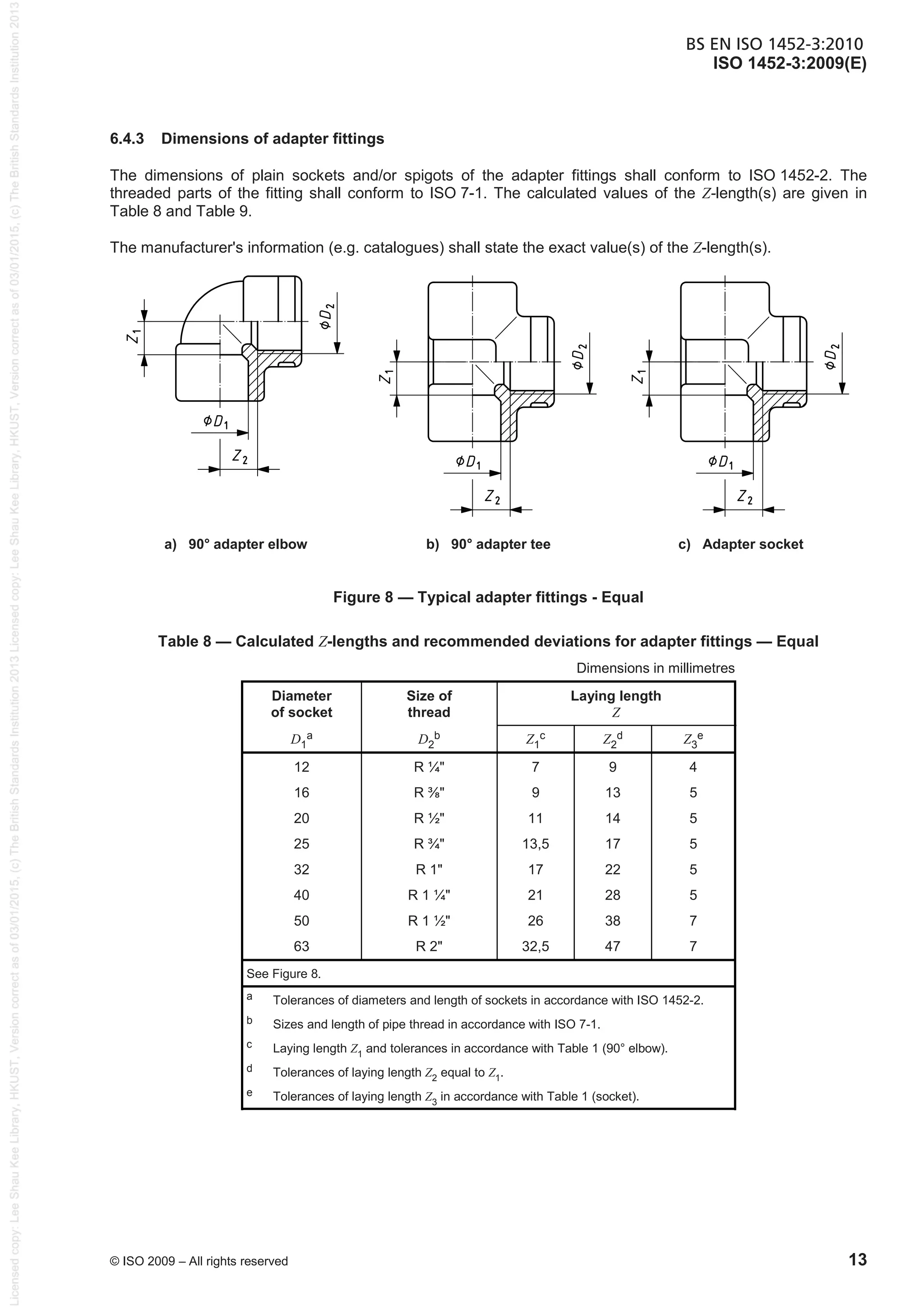 [Bs en iso 1452 3 2010] -- plastics piping systems for water supply and for buried and above ...