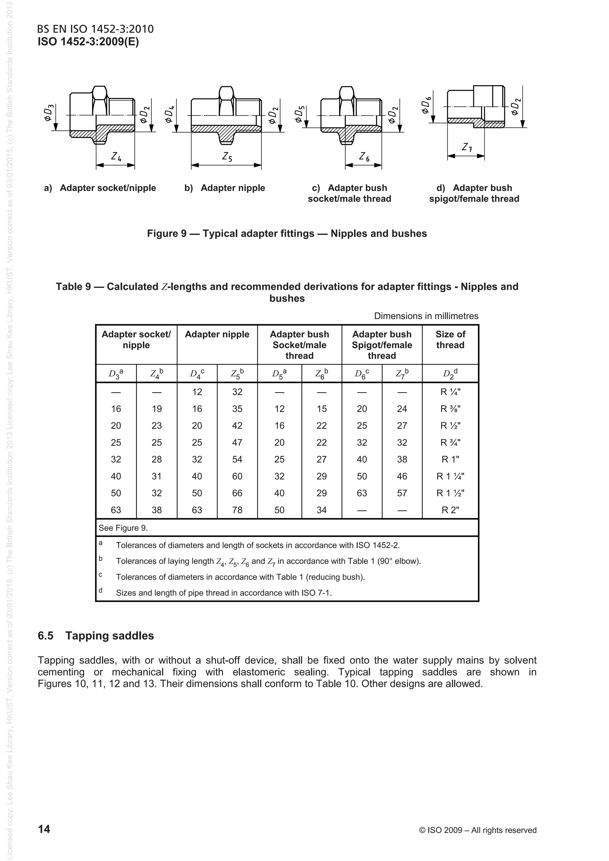 [Bs en iso 1452 3 2010] -- plastics piping systems for water supply and ...