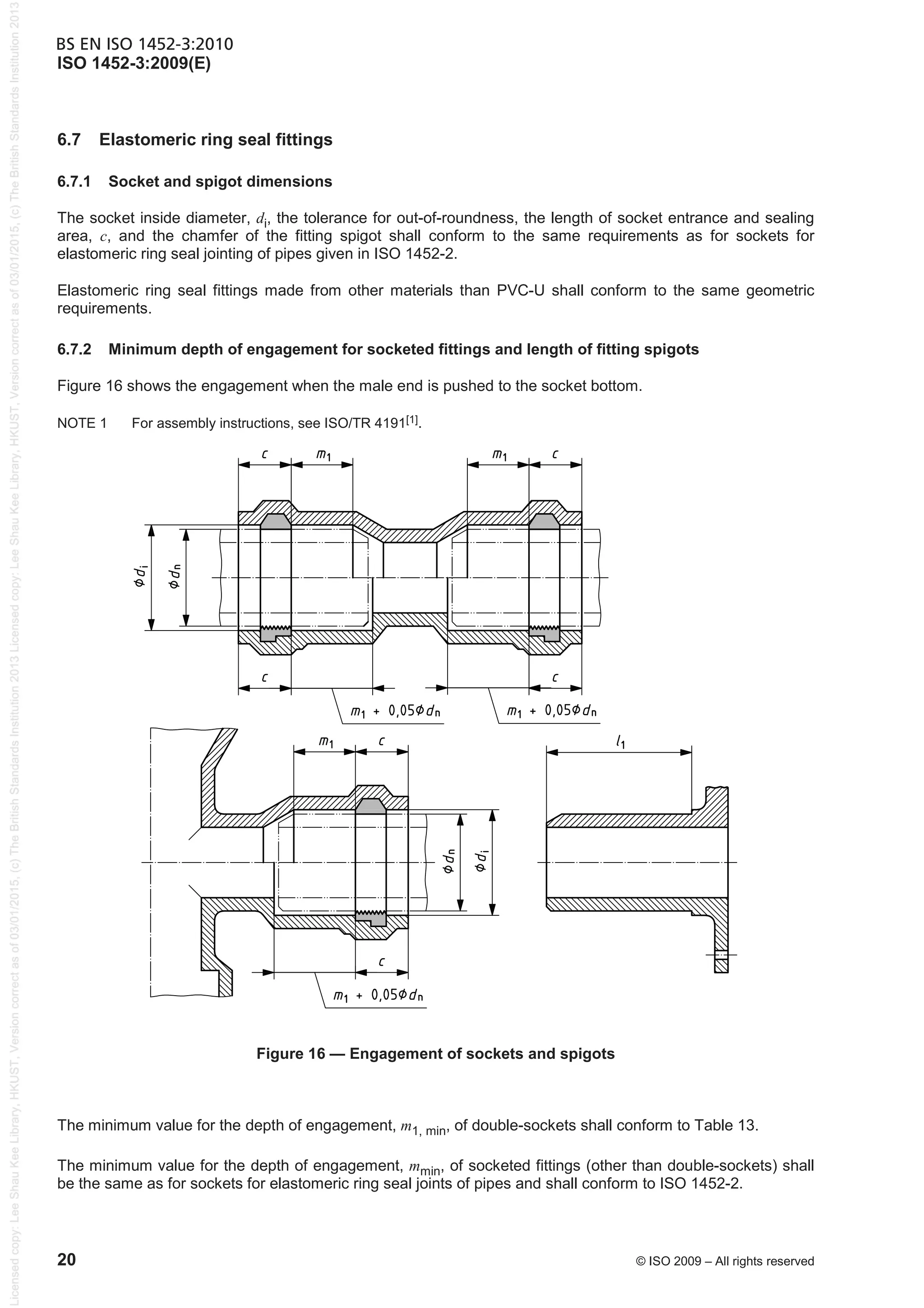 [Bs en iso 1452 3 2010] -- plastics piping systems for water supply and ...