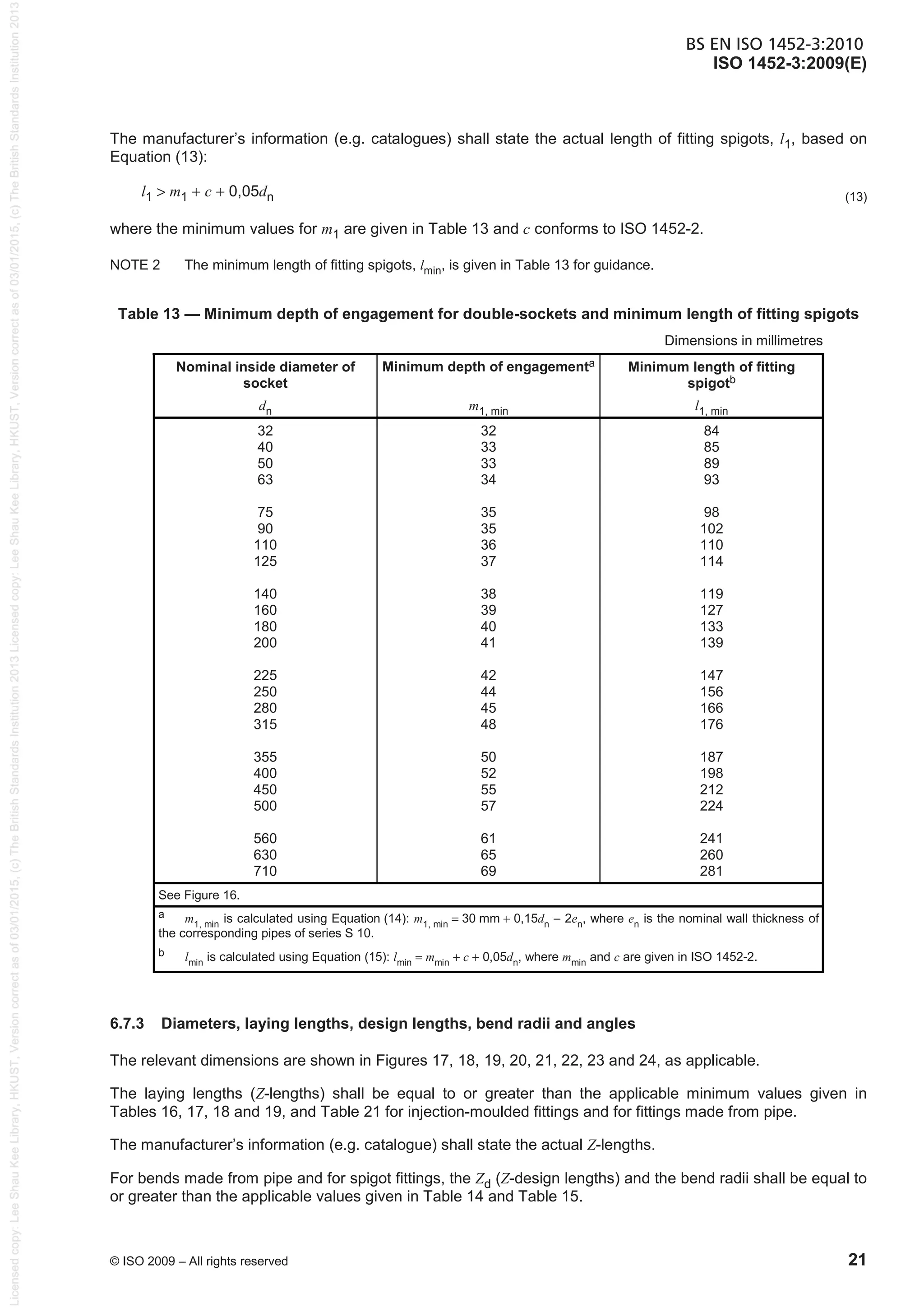 [Bs en iso 1452 3 2010] -- plastics piping systems for water supply and ...