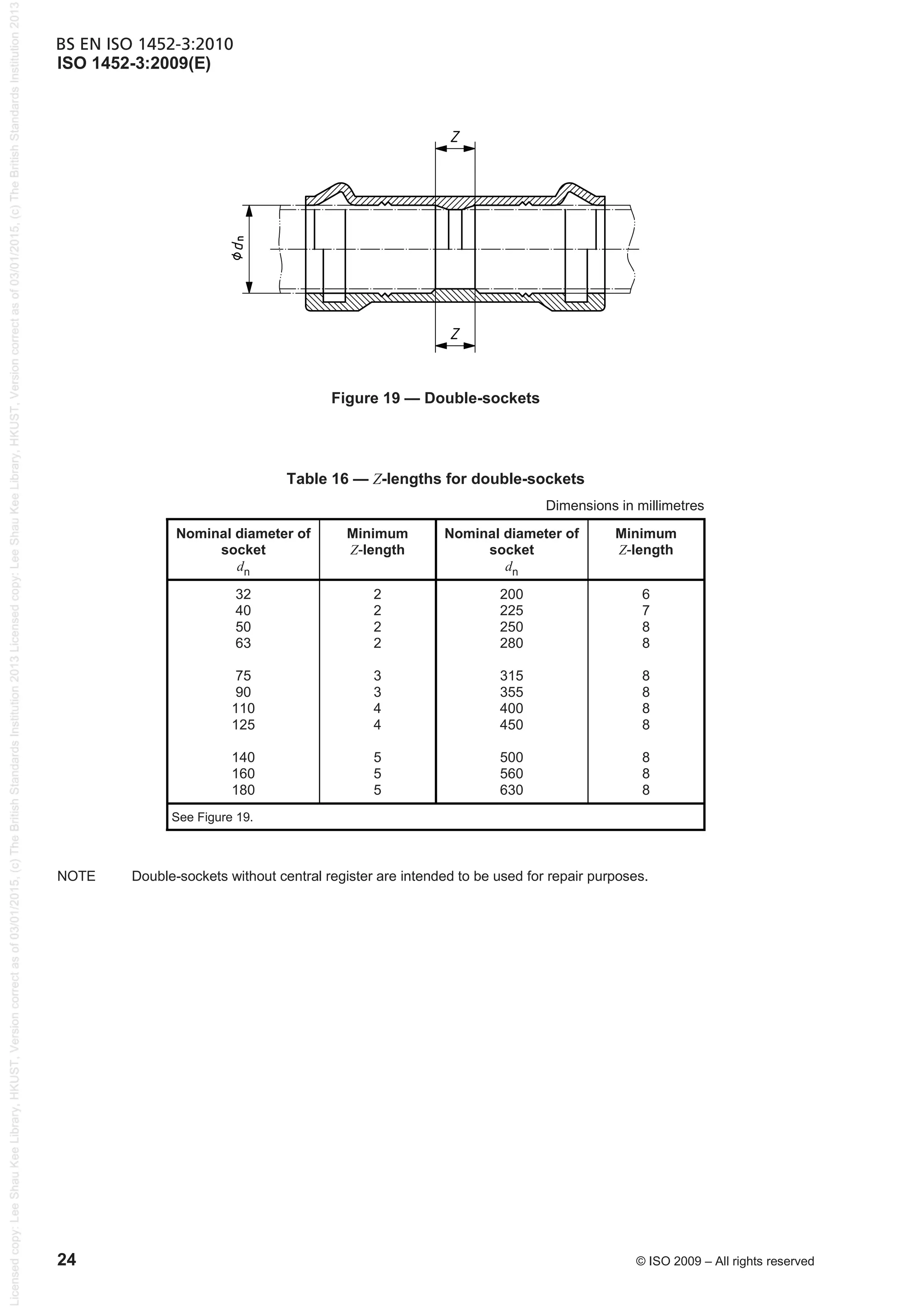 [Bs en iso 1452 3 2010] -- plastics piping systems for water supply and ...
