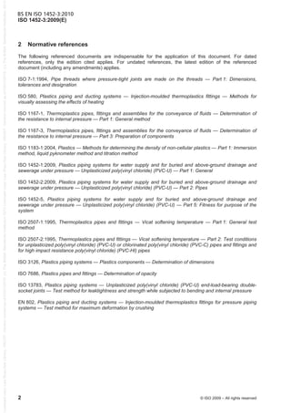 [Bs en iso 1452 3 2010] -- plastics piping systems for water supply and ...