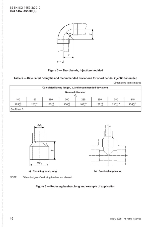 [Bs en iso 1452 3 2010] -- plastics piping systems for water supply and ...
