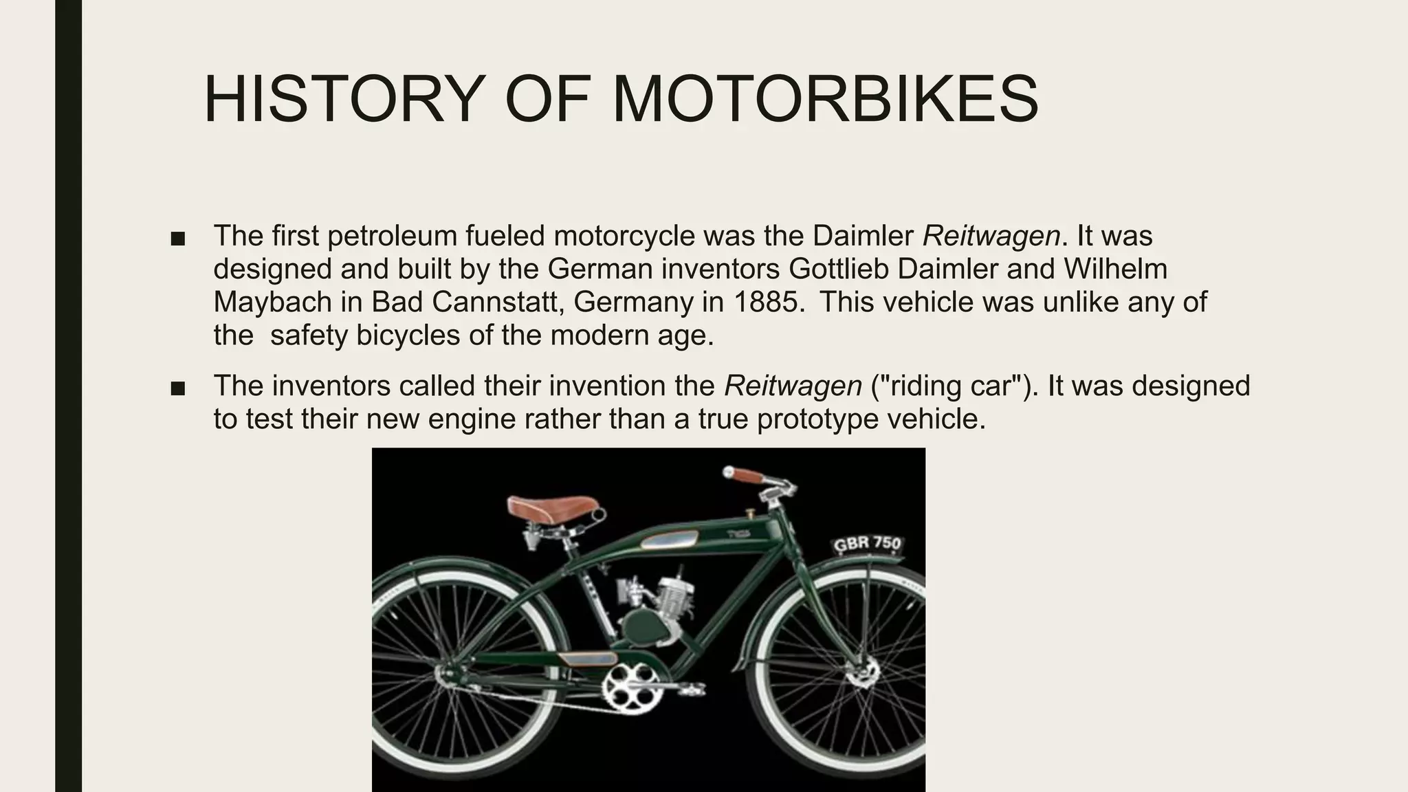 Motorbikes | PPTX