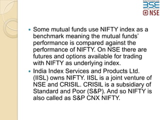 Calculation of Sensex & Nifty | PPTX
