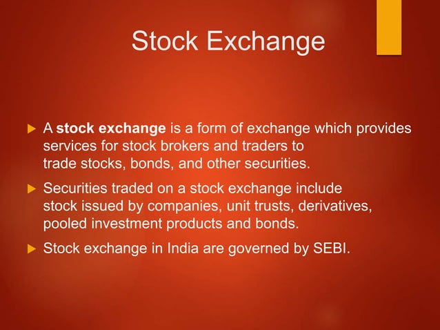 BSE & NSE | PPTX
