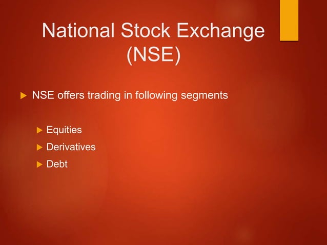 BSE & NSE | PPTX