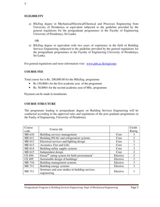 Bse programme 2 | PDF | Postgraduate Education | College Education