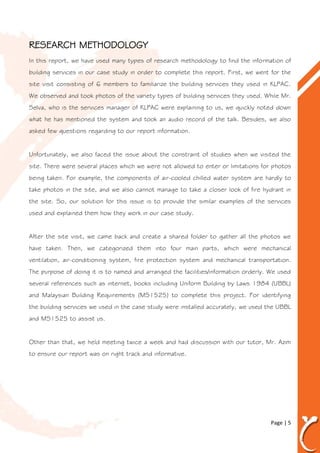 Building services (Project 1: Case Study) | PDF