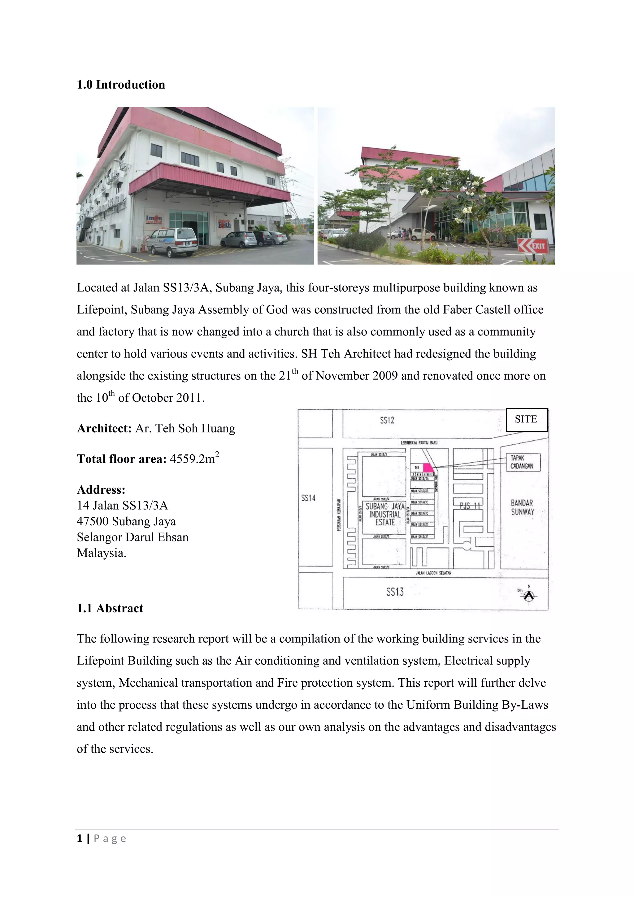 Building services group report | PDF