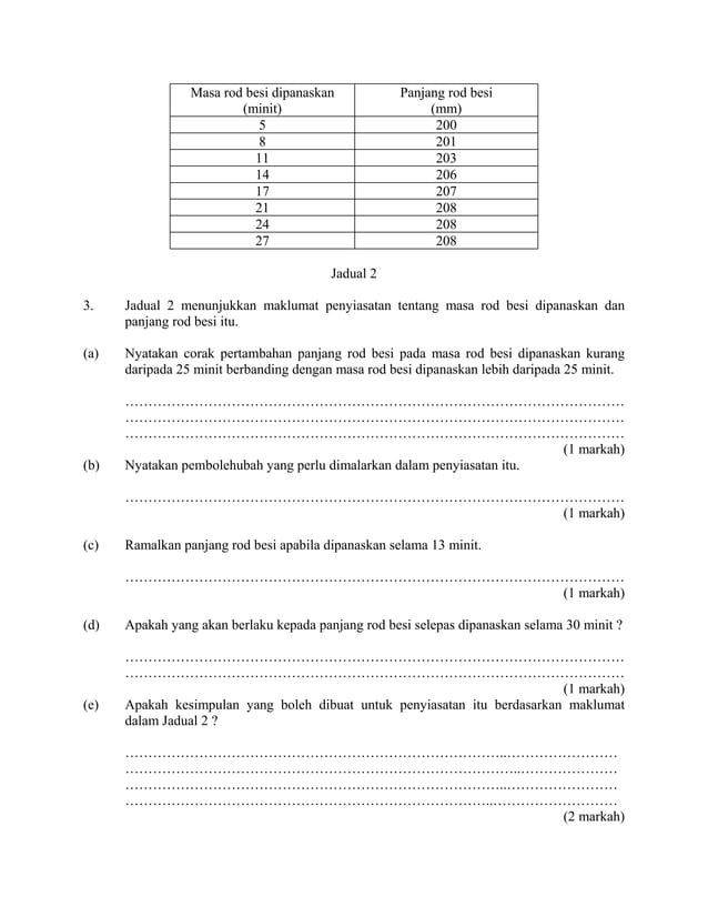 Contoh Soalan Bahagian B | PDF