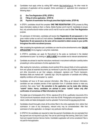 BSF Recruitment 2021 : Vacancies Open For Constables & ASI | PDF