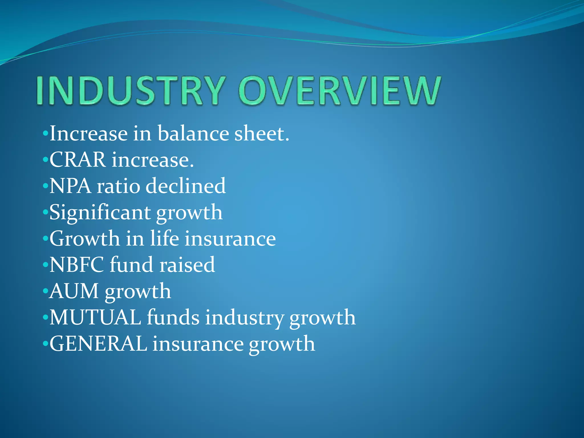 BFSI INDUSTRY | PPTX