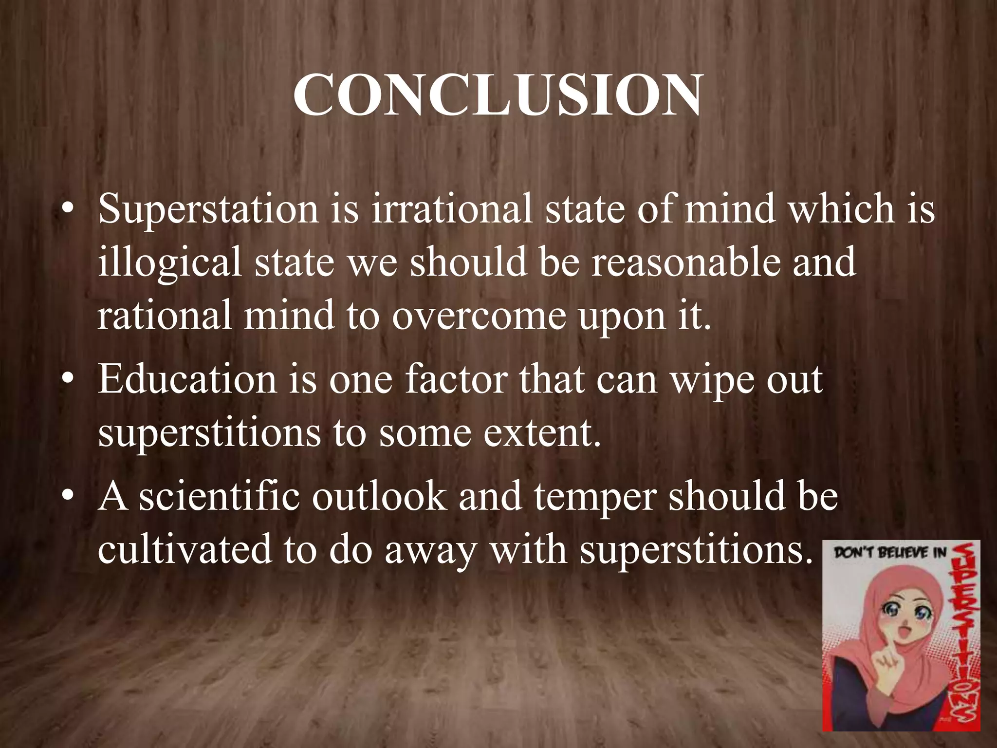 SUPERSTITIOUS BELIEFS | PPTX