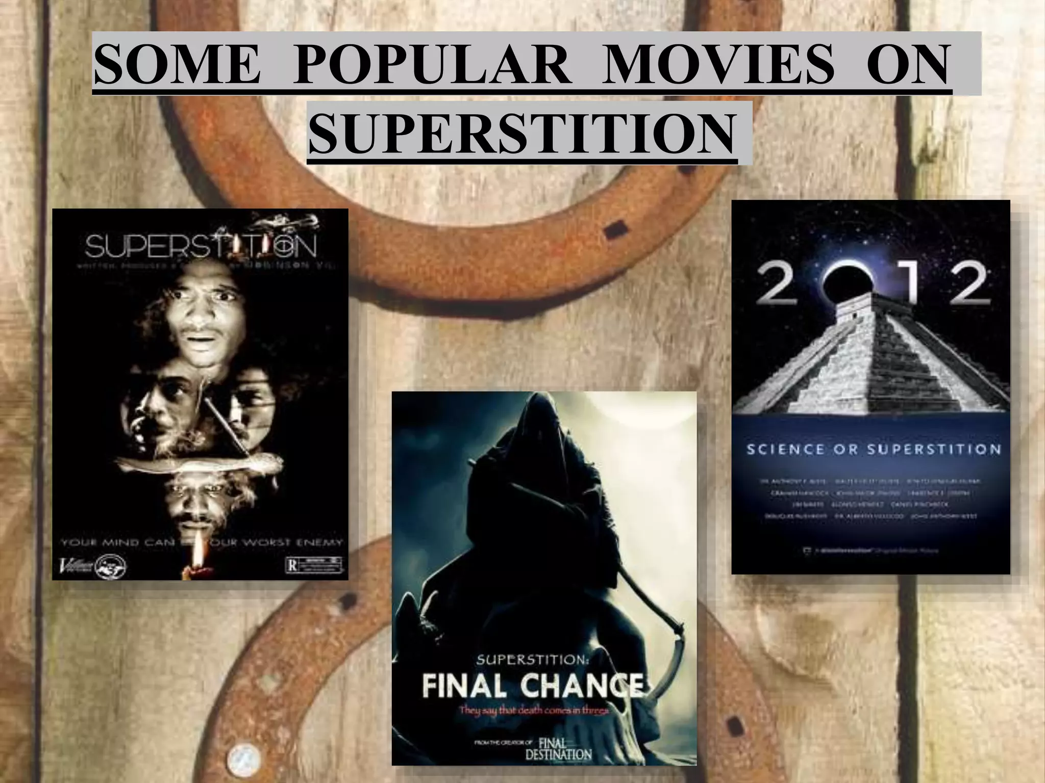 SUPERSTITIOUS BELIEFS | PPTX