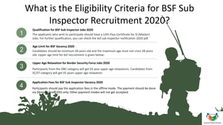 Bsf recruitment 2020 online apply | PPTX