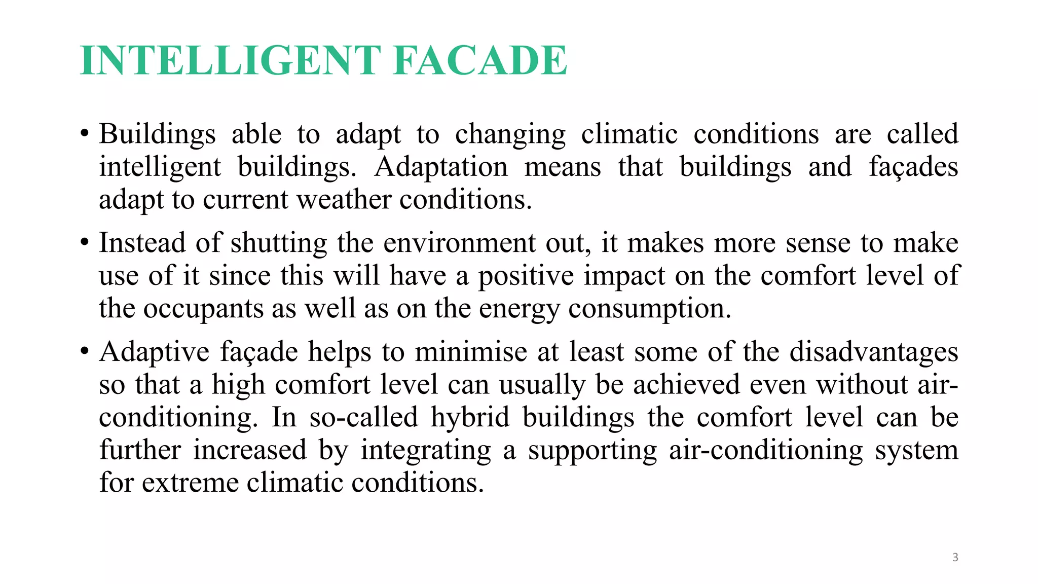 INTELLIGENT BUILDING FACADES | PDF