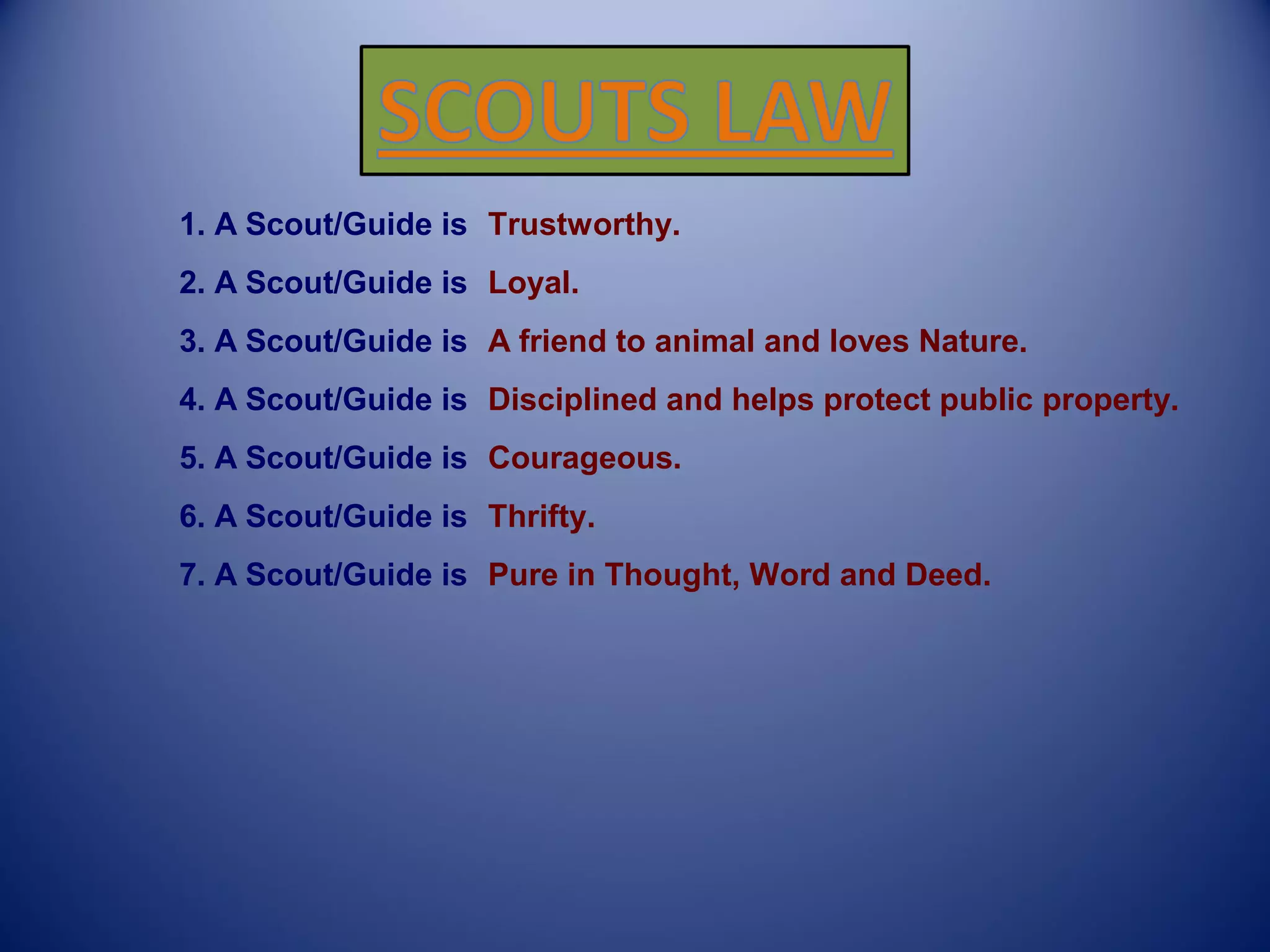 Bharat Scout & Guide KVK AJ | PPT