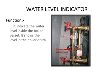 BOILER MOUNTING AND ACCESSORIES | PPTX