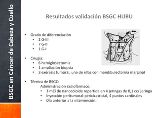 Papel de la biopsia selectiva del ganglio centinela en cáncer de cabeza ...