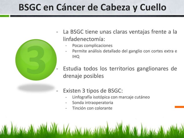 Papel de la biopsia selectiva del ganglio centinela en cáncer de cabeza ...
