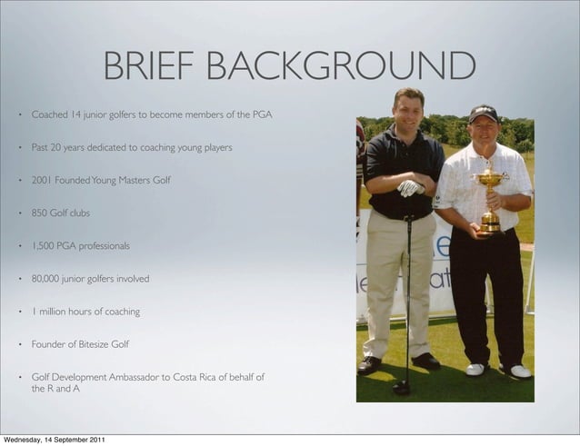 Bsg Golf Intro Presentation | PPT