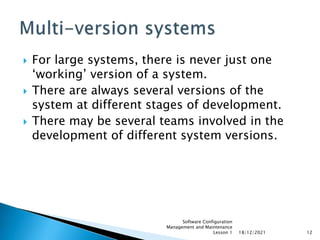BSG SE4201 Software Configuration Management and Maintenance Lesson 1 November 2021.pptx ...