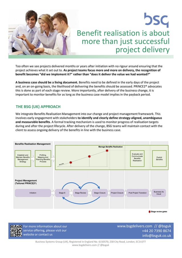 Benefits realisation is about more than just project delivery | PDF