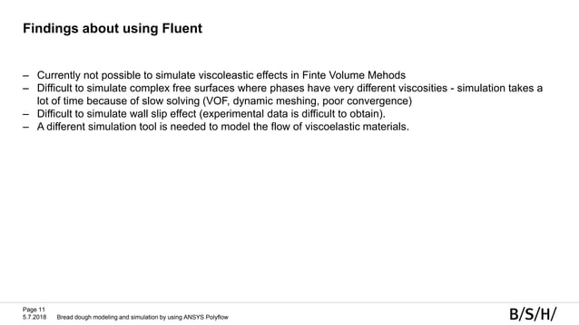The bread dough modeling and simulation by using ANSYS Polyflow | PDF