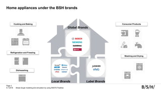 The bread dough modeling and simulation by using ANSYS Polyflow | PDF