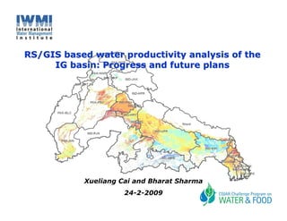 Water Productivity analysis of the Indo-Ganges Basin | PDF