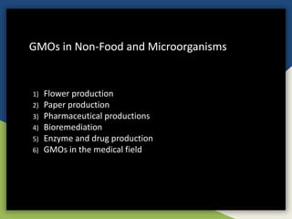 Biodiversity, GMO,The nano world and the gene therapy | PPTX