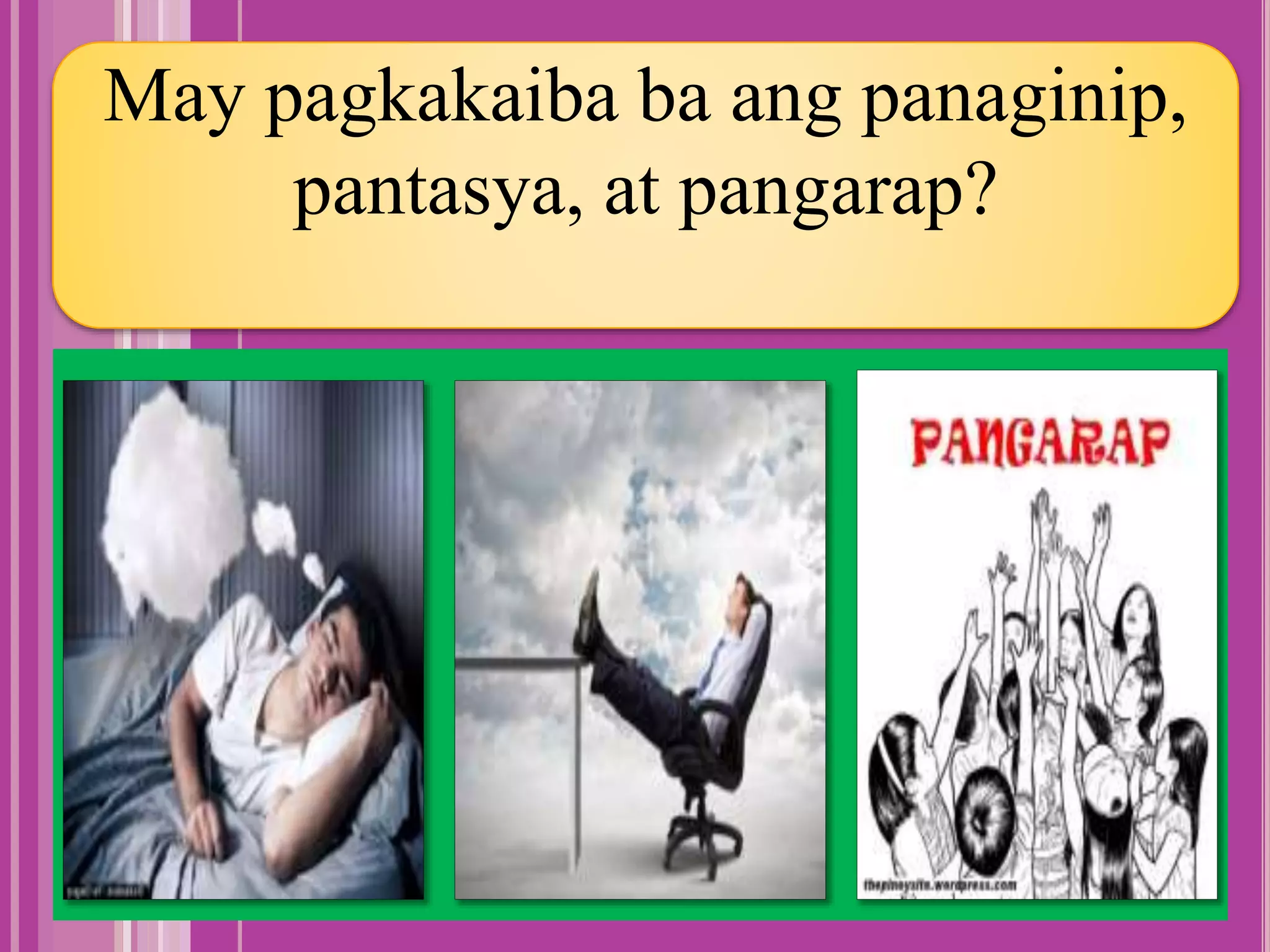 ESP 7 PANGARAP AT MITHIIN! | PPTX