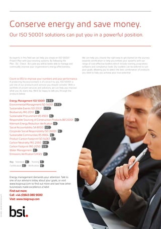 Bsi iso50001-product-guide-uk-en | PDF