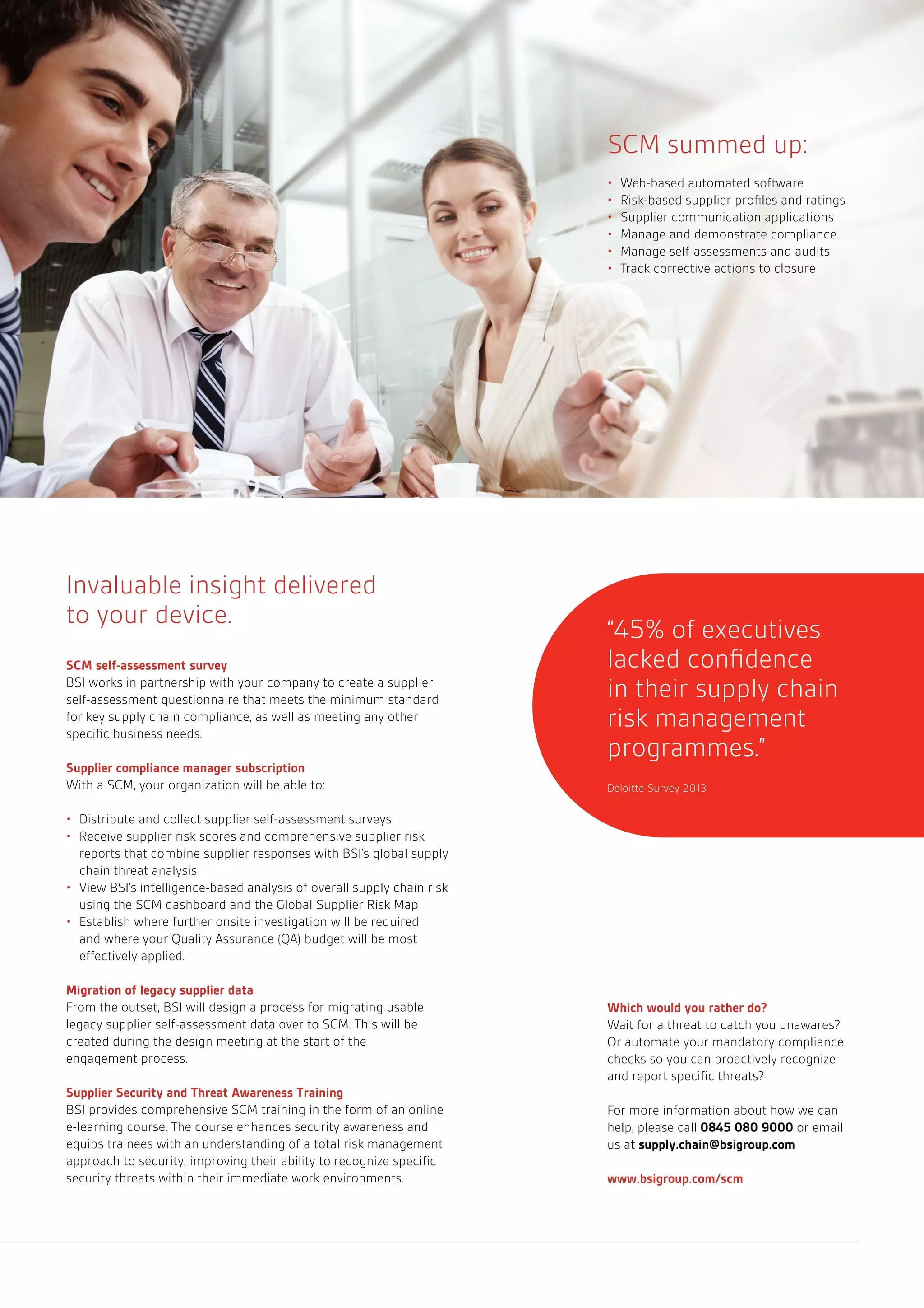 Bsi scm-brochure | PDF