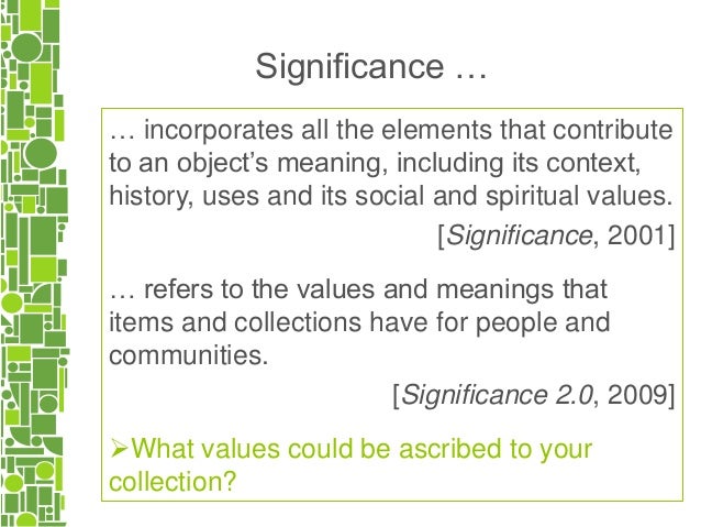 Assessing Significance and Significance 2.0: an introduction - Marga…