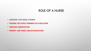 basic nursing care at home in palliative setting | PPTX