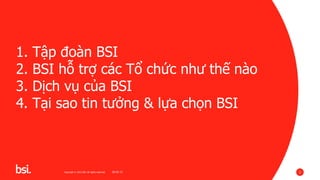 Bsi corporate presentation october 2012 vietnamese | PPT