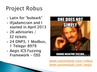 BSidesAugusta ICS SCADA Defense | PPTX