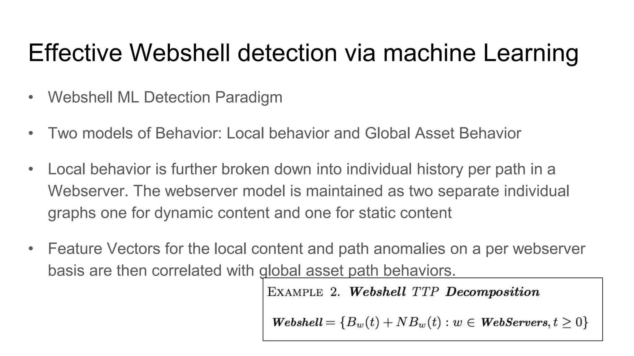 Detection of webshells in compromised perimeter assets using ML algorithms | PPTX | Web ...