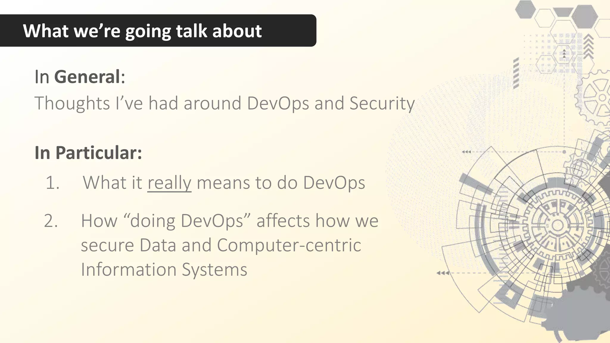 DevOps and the Future of InfoSec | PPT